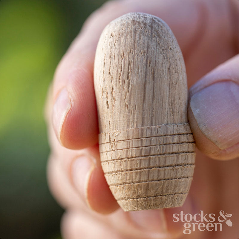 Oak Acorn Cane Toppers – Stocks & Green
